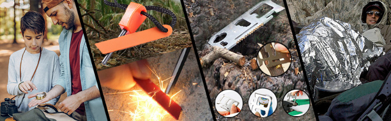 Outdoor Camping Emergency Survival Kit Portable First Aid Sos Survival Kit
