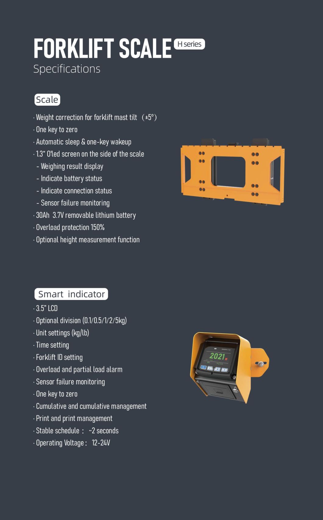 New Style 3.5-Inch Screen Smart Indicator Truck Scale