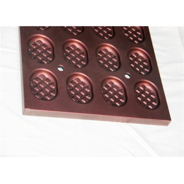 Quality Wine Red PTFE 594x394x25mm Cupcake Mould Tray for sale