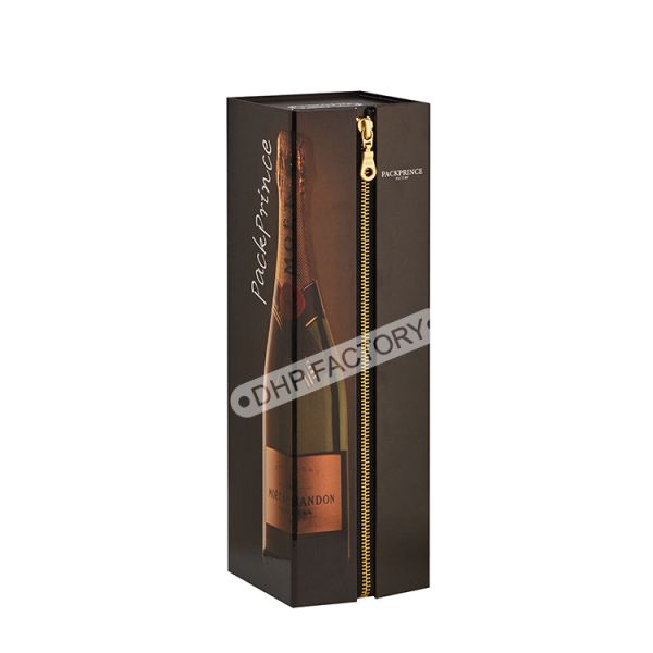 Quality Personalised Champagne Wine Lover Gift Box With Zipper Eco Friendly for sale