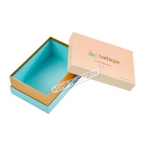 Quality Lid And Base Paper Gift Box With Embossed Logo For Retail Display for sale