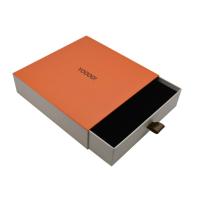 Quality Recycled Rigid Jewelry Gift Boxes With Ribbon 157gsm Coated for sale
