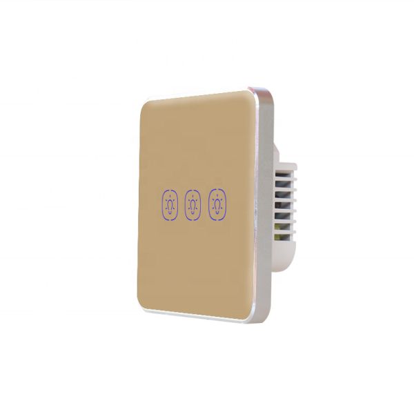 Quality WiFi 240V 2 Gang Tuya Smart Switch With Google Alexa Voice Control for sale