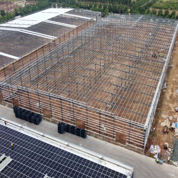 Quality Large Span Pre Engineered Steel Frame Warehouse Q235B Q355B for sale