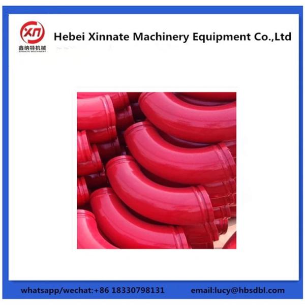 Quality DN125 Carbon Steel Concrete Pump Bend For Construction Site for sale