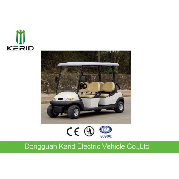 Quality CE Certificate Fuel Type Electric Golf Carts White Model 4 Passengers Cheap Golf Buggy For Sale for sale