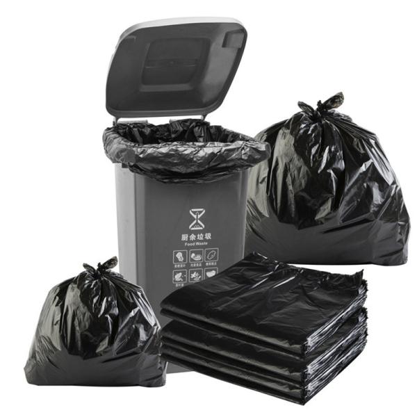 Quality Bottom Gusset Bag Industrial Strength Plastic Drum Liners for Heavy Duty Trash for sale