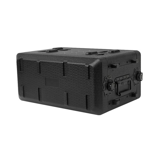 Quality Easy Carry 4U 4 Space Shallow Rack Case Black PE 10" Depth Waterproof for sale