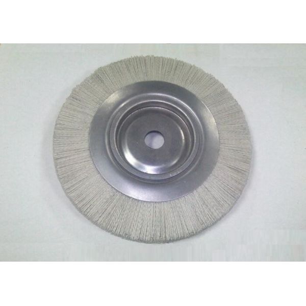 Quality 250MM x 25.4MM x 25mm Circular Nylon Abrasive Filament Gear Deburring Brush for sale