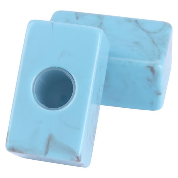 Quality Blue Luxury Marble Perfume Bottle Cap 70g Custom Logo for sale