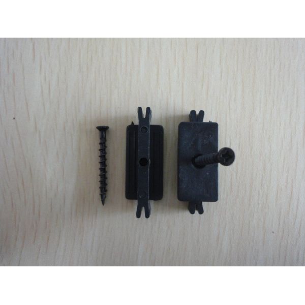 Quality Wood Plastic Composite WPC Decking Clips with Stainless Steel and Wood Grain for sale