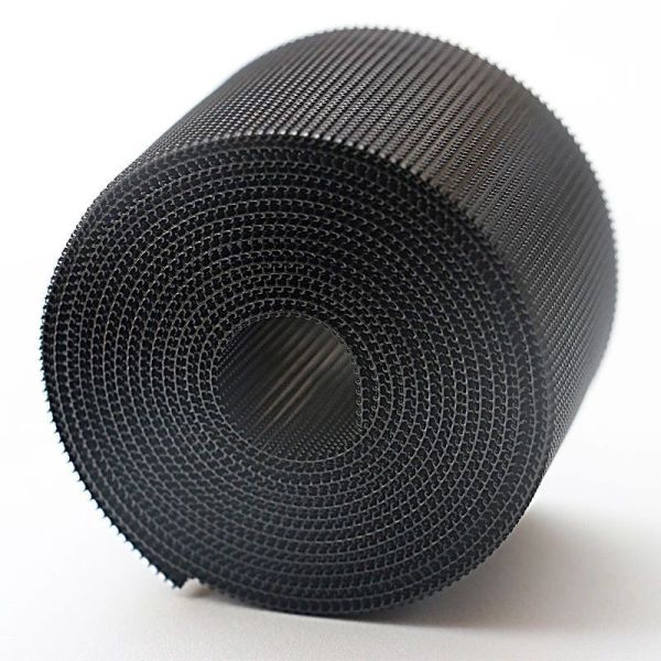 Quality 20MM-330MM Nylon Black and White Hook and Loop Fastener 2 for Luggage and Book Straps for sale