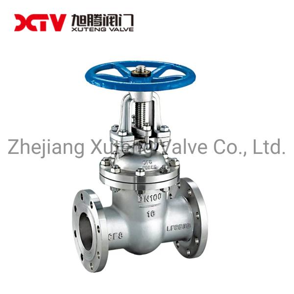 Quality Thread Position of Valve Rod Inside Gate Valve DIN F4 SS304 for Industrial Usage for sale