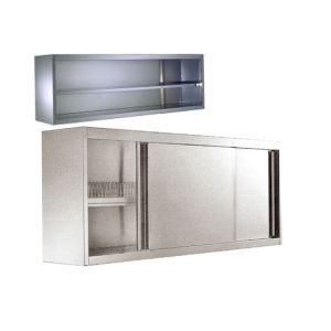 Quality Open Door Stainless Steel Kitchen Equipment , Floor Standing And Wall Mounted for sale