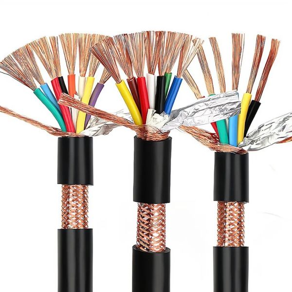Quality Shielded Push Pull PVC Insulation Round Wire Copper Conductor Control Cable for sale