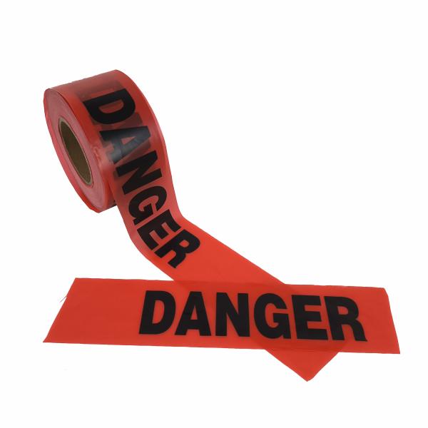 Quality PE Plastic Barrier Tape Roll Danger Tape For Construction And Law Enforcement for sale