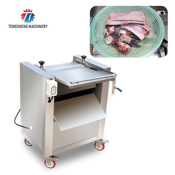 Quality 0.75kw Commercial Fish Salmon Peeling Machine Kitchen Processing Equipment for sale