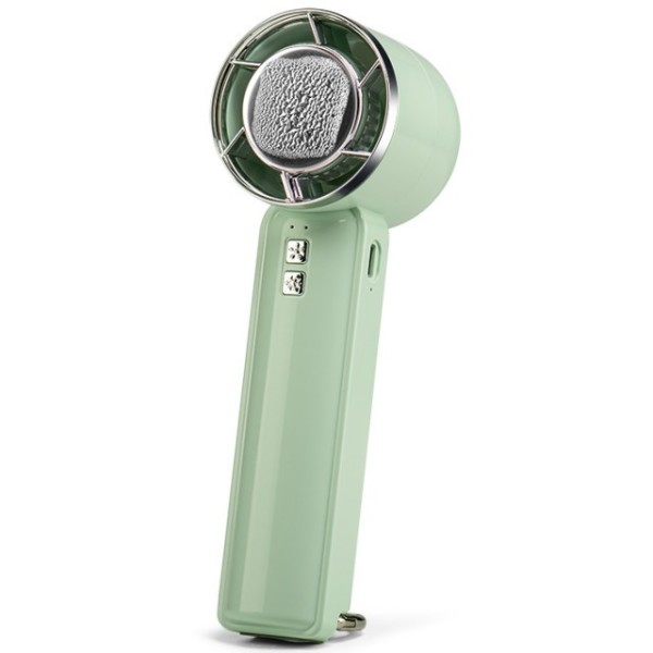 Quality Small Semiconductor Cooling Fan Five Level Strong Wind Ice Cold Fan Bladeless Mini Handheld Fan with Ice Cooler for sale