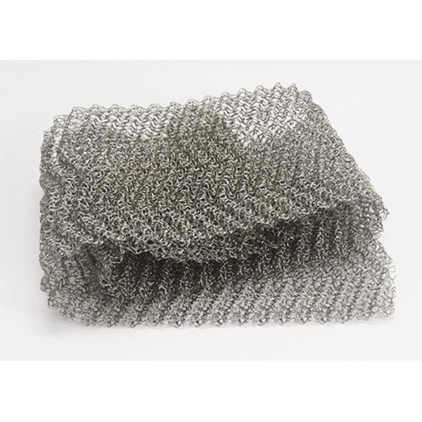 Quality Custom Stainless Steel Copper Knitted Wire Mesh Gas Liquid Filter for sale