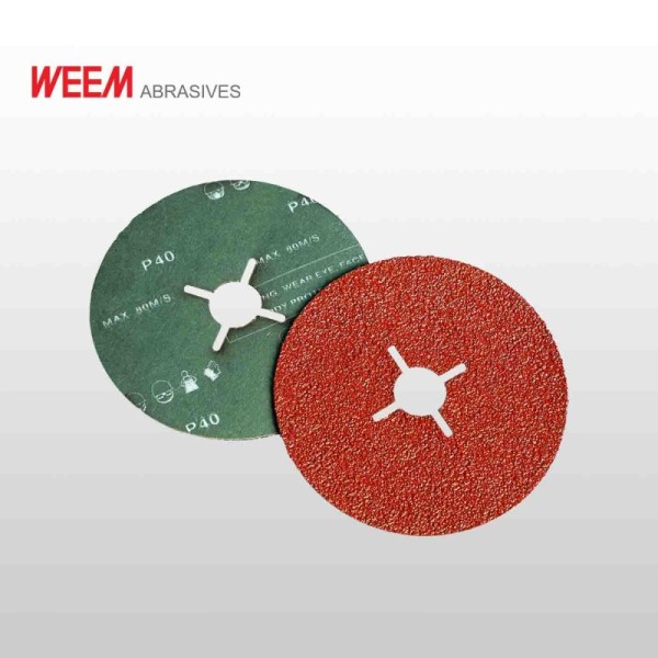 Quality 7INCH / 178MM RESIN FIBER ANGLE GRINDER SANDING DISCS / HEAVY DUTY FIBER DISC for sale