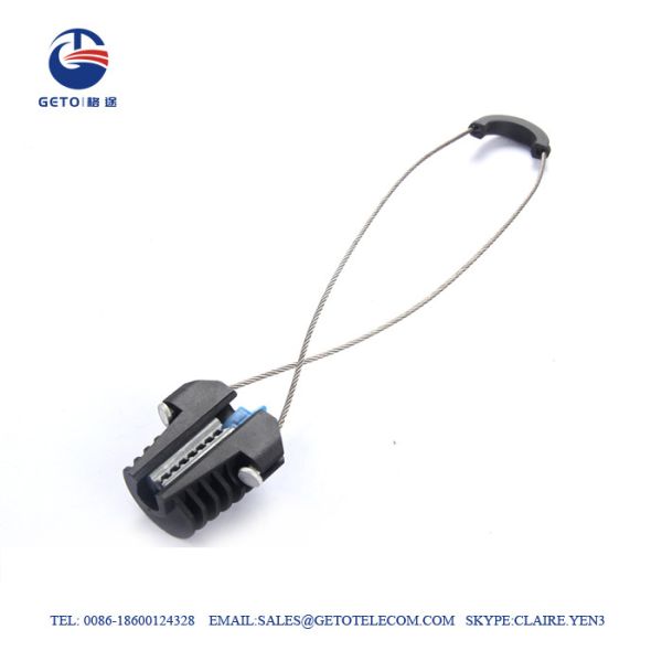 Quality Standard Corrosion Resistance 3mm 3KN ADSS Cable Clamp for sale