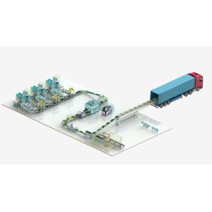 Quality Palletizing Carton Automated Packaging Lines Servo Motor ODM for sale