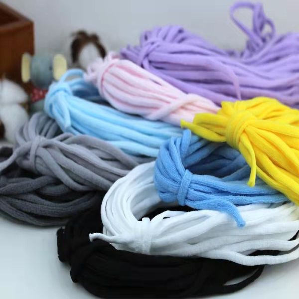 Quality Very Soft Elastic Ear Loops Band For Face Mask Ear Hanging 5mm 6mm for sale