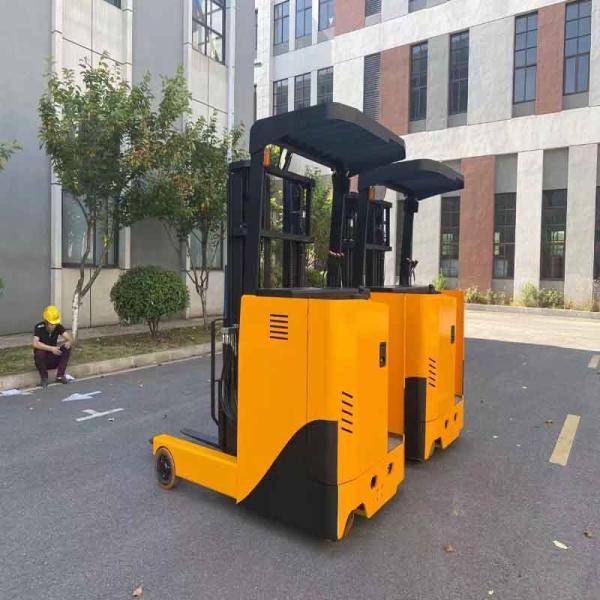 Quality Multi direction Electric Reach Forklift Walking Pallet Stacker 2500KG for sale