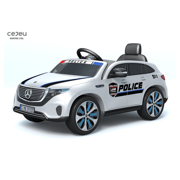 Quality 6v Licensed Kids Car Silver 2.4G R/C Benz Ride On EQC 400 for sale