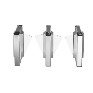 Quality Flap Barrier Pedestrian Turnstiles Gate Automatic Access Control System for sale