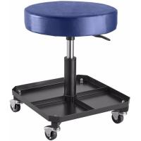 Quality Adjustable Pneumatic 300 Lb Rolling Work Seat With Tool Tray for sale
