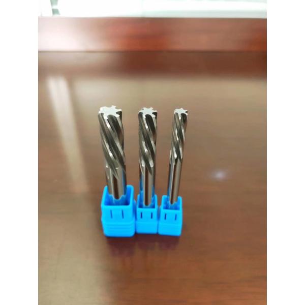 Quality Solid Carbide Spiral Flute Reamer For Metal Work Straight Shank Custom Made for sale