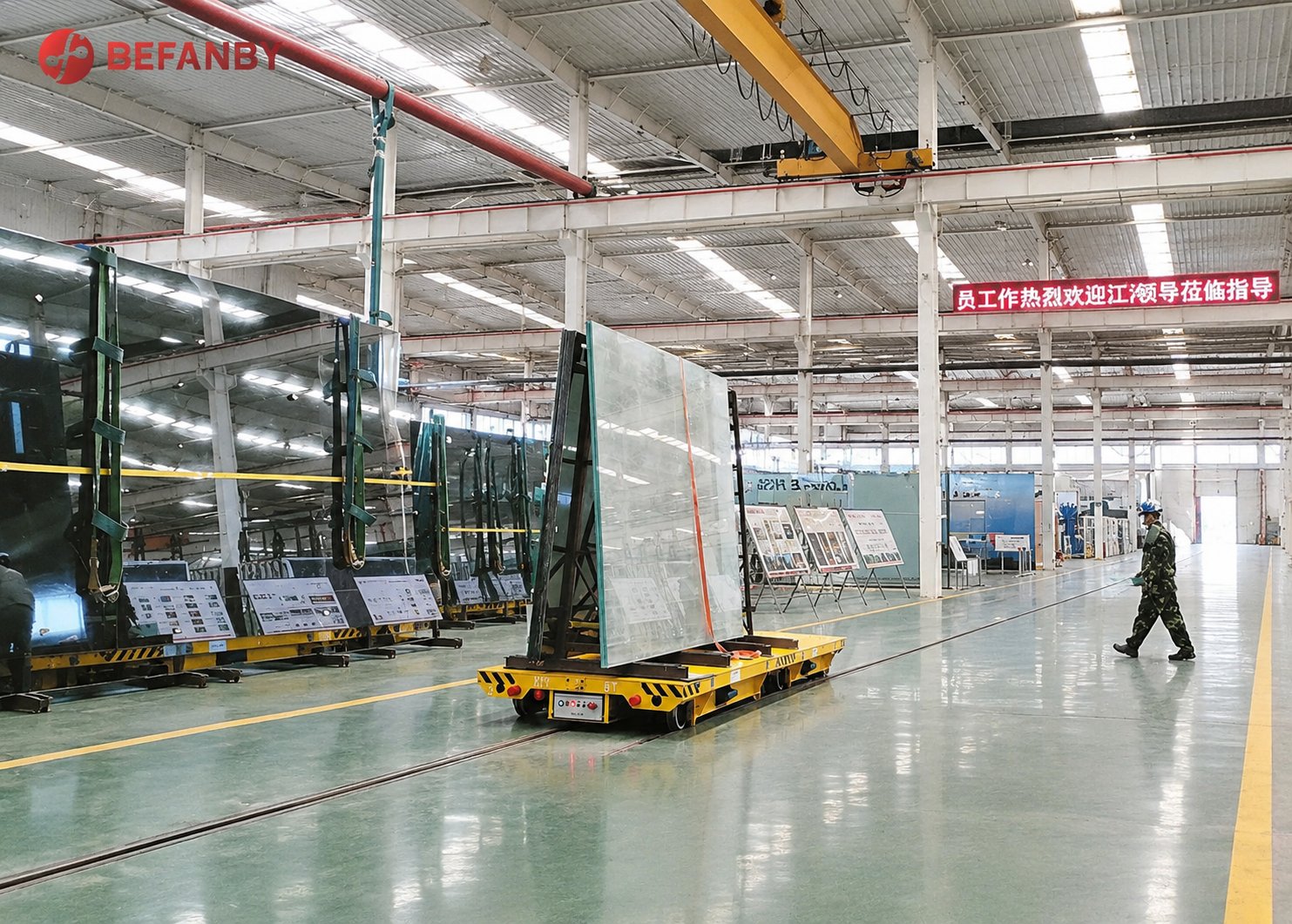 Quality Remote Q235 20m/Min 15 Ton Marble Rail Transfer Cart for sale