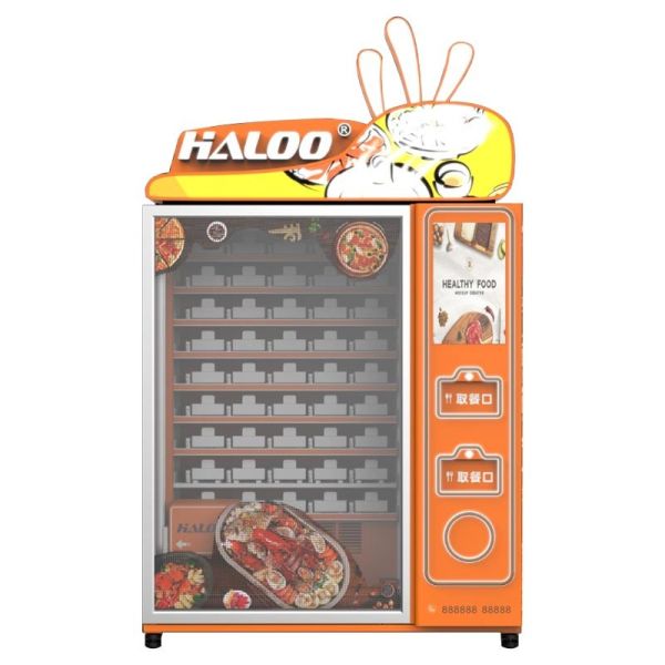 Quality Ready To Eat Fresh Food Vending Machine With Automatic Heating for sale