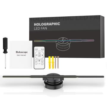 Quality Holographic LED Advertising Display 8 Blades 3D Hologram Projector Fan with App for sale