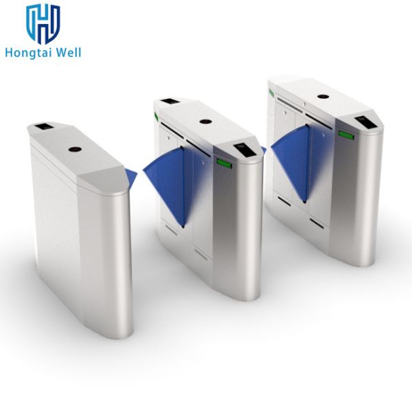 Quality IP57 Automatic Flap Barrier Turnstile Gate Entrance Security Automation for sale