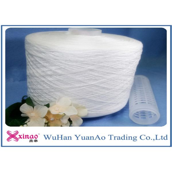 Quality 20/2 20/3 20/4 S Twist TFO Yarn 100% Spun Polyester Single / Double Sewing for sale