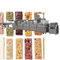 Quality Continuous And Automatic Sesame Cereal Bar Making Machine , Peanut Chikki for sale