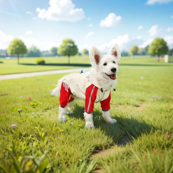 Quality Pet Clothes Raincoat Waterproof Animal Pattern Small Size for Dogs Summer/Spring for sale