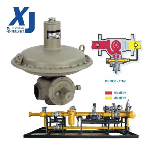 Quality Supplier Itron RB1700 RB1800 RB4000 Industrial Pressure Regulator High Pressure Gas Regulator Pressure Reducing Valve for sale