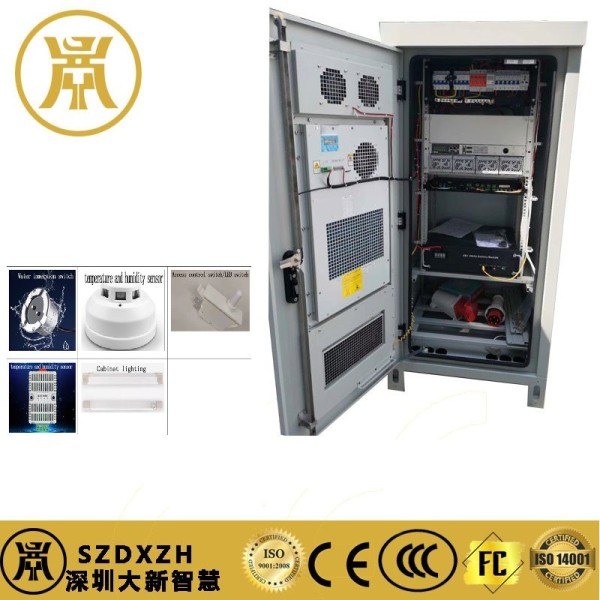 Quality 40U Outdoor Power Cabinet Integrated Cell Site Cabinet With Rectifier System UPS for sale