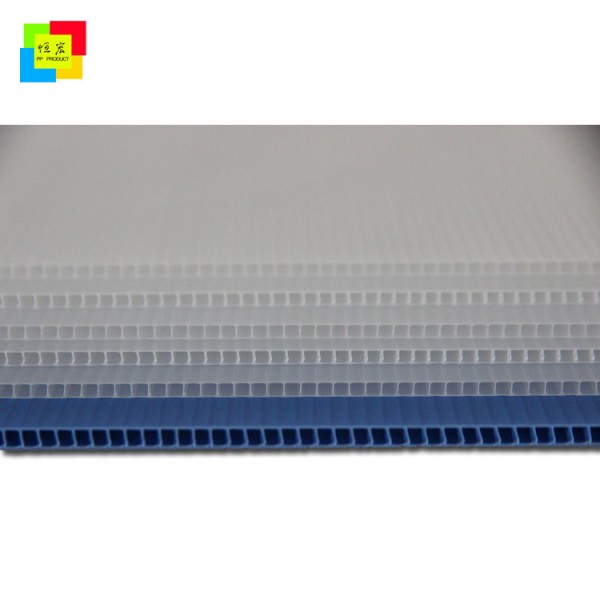 Quality SGS Corrugated Plastic Sheets 4x8 , Corrugated Fluted Plastic Sheet for sale