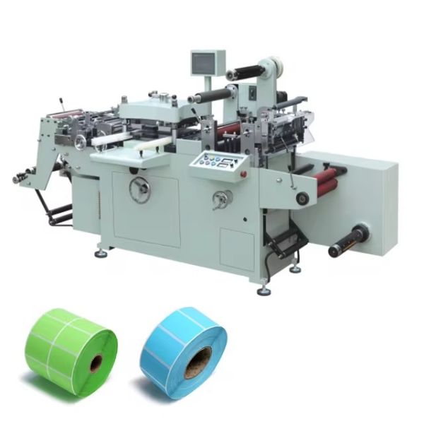 Quality Self Adhesive Blank Label Die Cutter Automatic Medium Speed Hot Stamping Die for sale