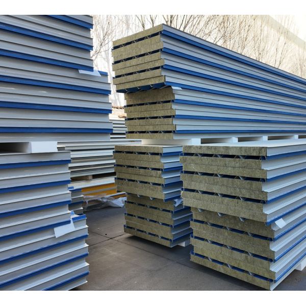 Quality A-level fireproof rock wool insulation board for cold rooms - green and for sale