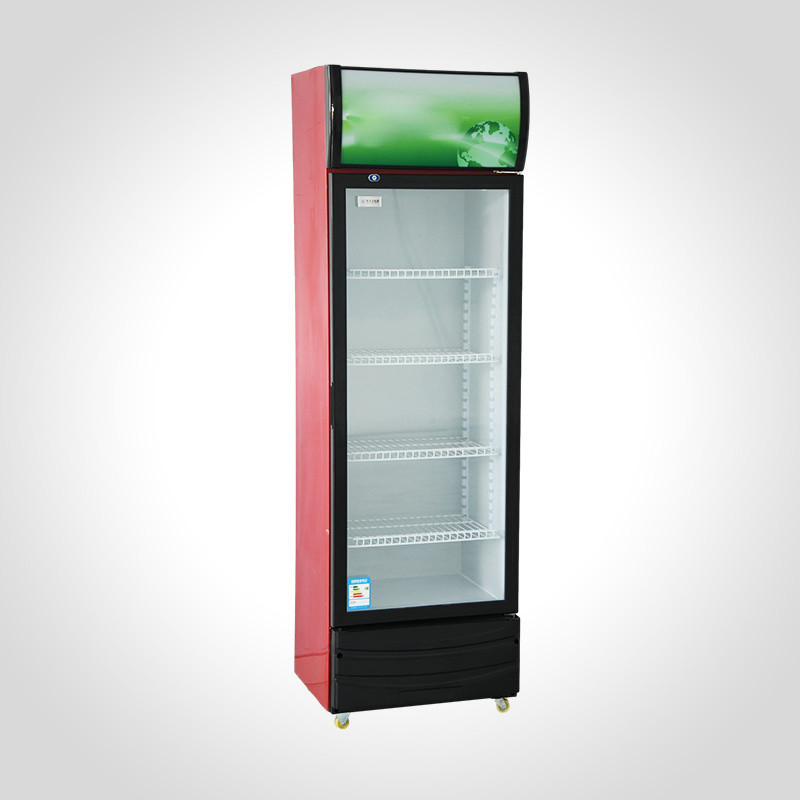 Quality Single-Temperature Vertical 1-Door Showcase Commercial Refrigeration Beverage for sale