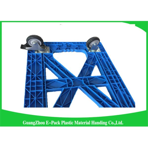 Quality Stackable Plastic Moving Dolly Platform Cart Transport Long Service Life for sale
