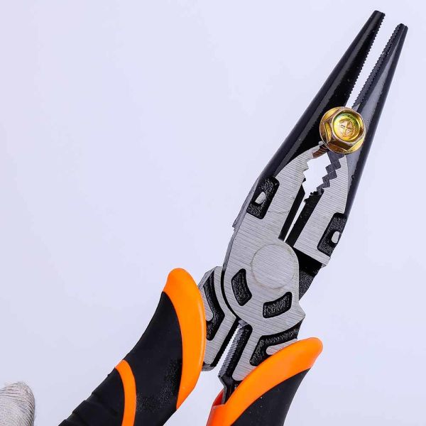 Quality Insulated Long Miniature Nose Plier Tool 8 Inch Multi Functional for sale