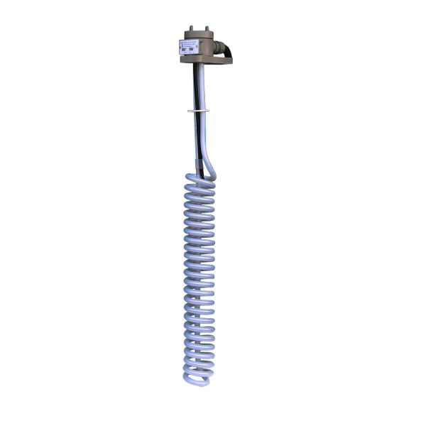 Quality Spiral Single Tube PTFE Immersion Heaters for sale