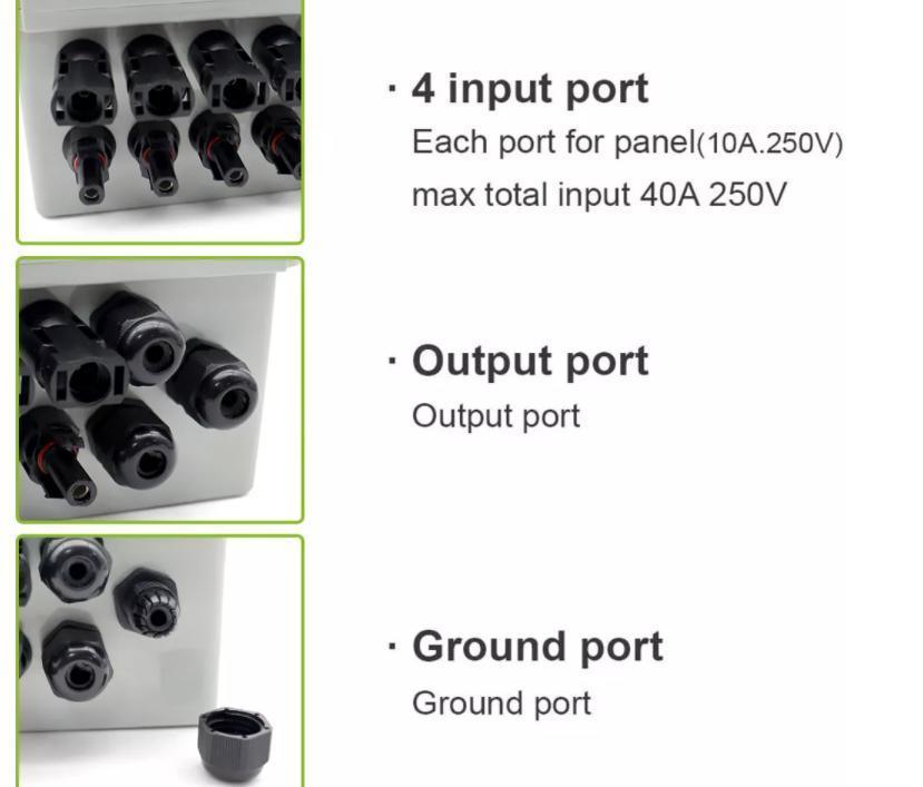 Solar Panel Distribution Junction Boxes PV Array 1-24 String DC Combiner Box