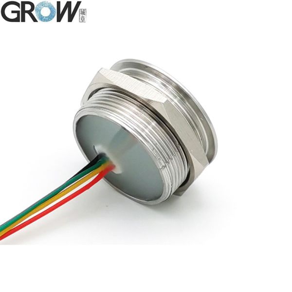 Quality GROW GM60 Stainless Steel LED Control Ring Indicator Light UART Interface 1D/2D for sale